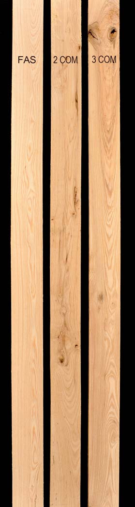 Ash Sample Grade - Ash Lumber - Thompson Hardwoods, Inc
